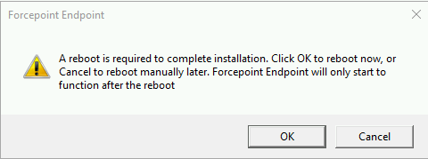 (Manual) Installing the agent on systems that do not have any Forcepoint agent previously installed
